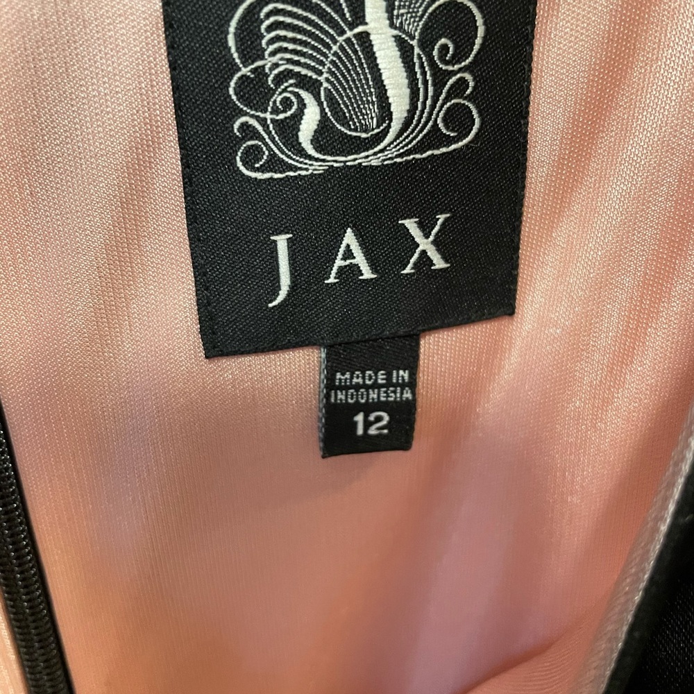 Jax Pink/Blush And Black Satin Bandage Dress - Gem